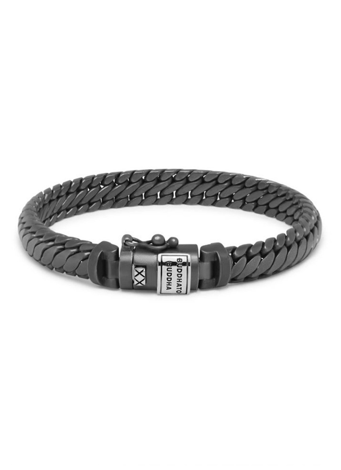 Buddha to Buddha Ben XS schakelarmband van zilver • Zwart • de Bijenkorf