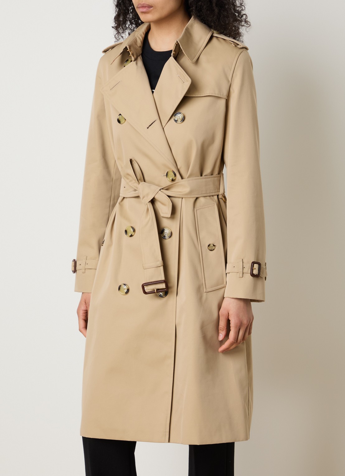 Burberry Kensington trenchcoat met ceintuur • Beige • de Bijenkorf