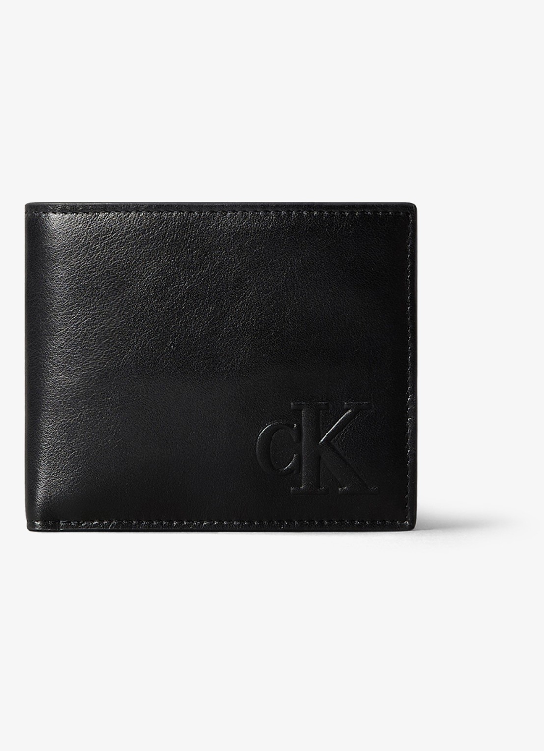 Calvin Klein Portemonnee van leer met logo • Zwart • de Bijenkorf