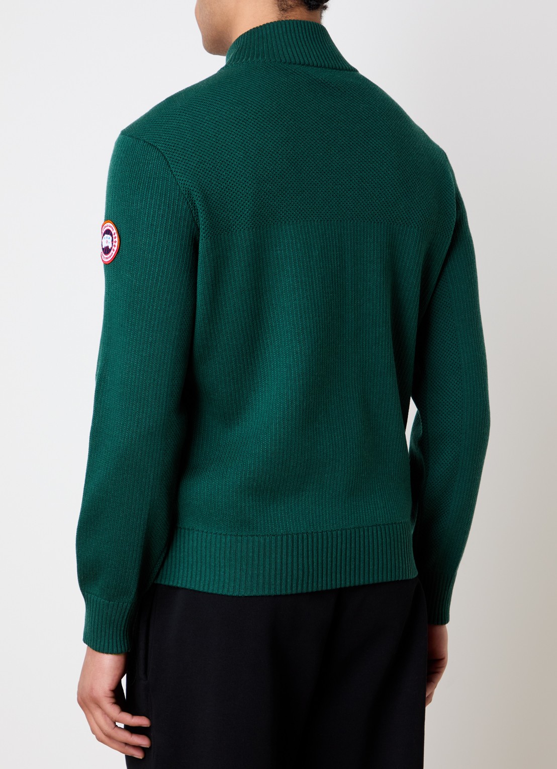 Canada Goose Hybridge jack in wolblend met donsvulling • Groen • de ...