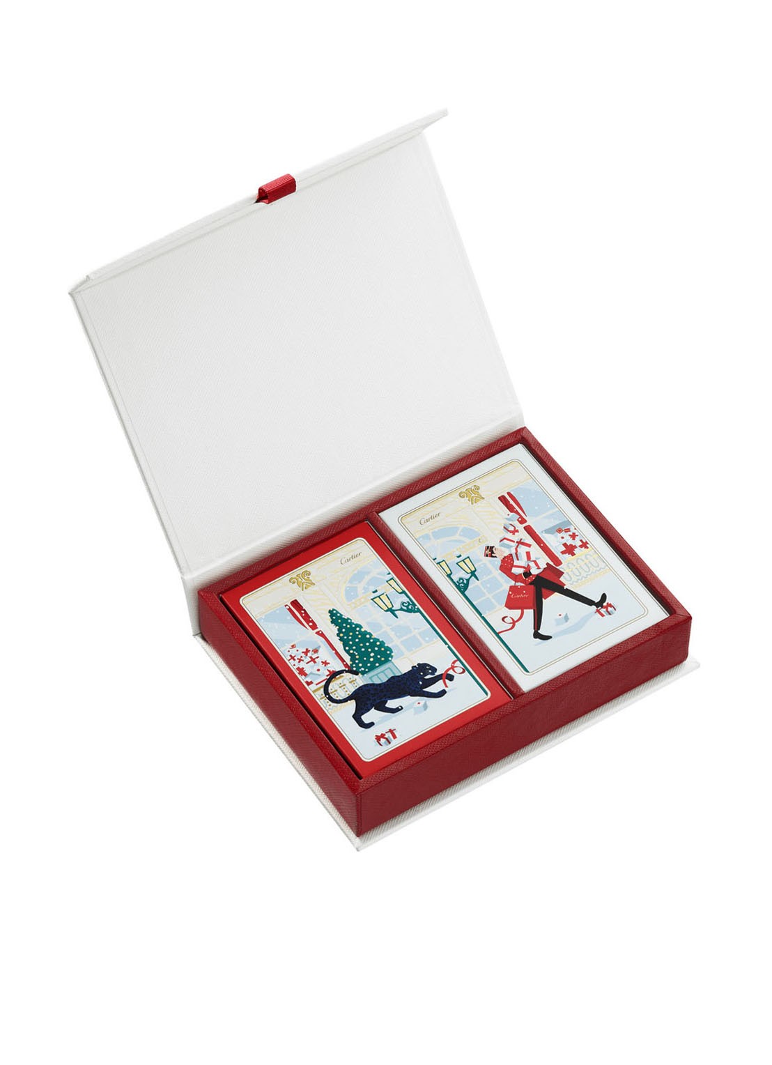 Cartier Diabolo de Cartier Playing Cards set van 2 decks CROG000685 ...