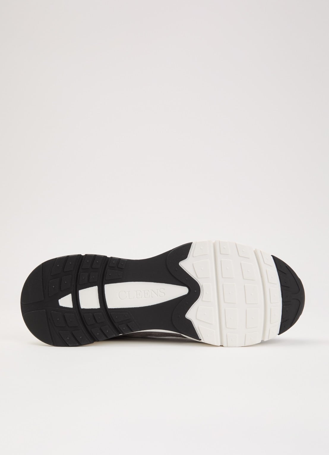 Cleens Aero Runner sneaker met suède details • Grijs • de Bijenkorf