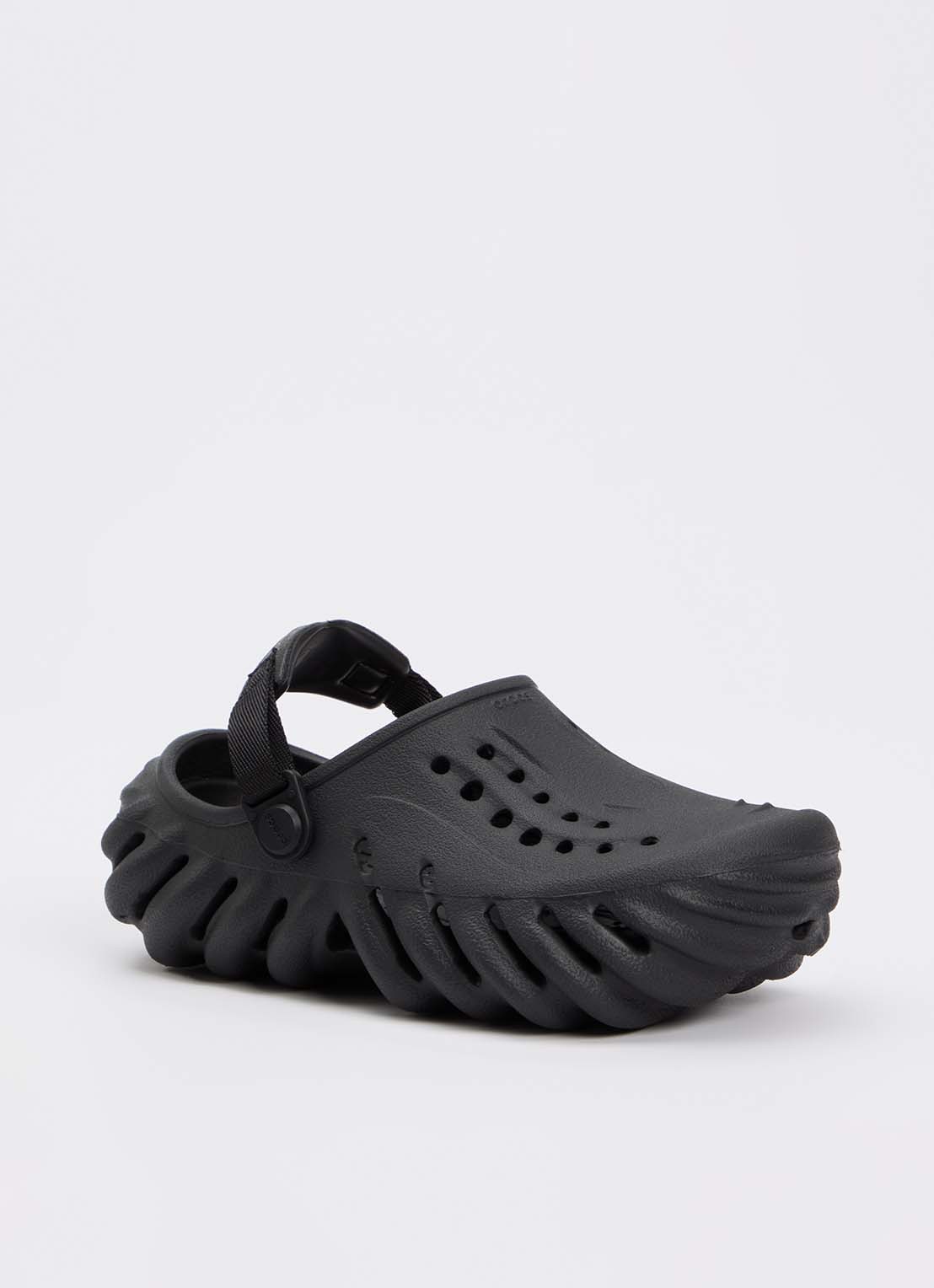 Crocs Echo Clog instapper van rubber • Zwart • de Bijenkorf