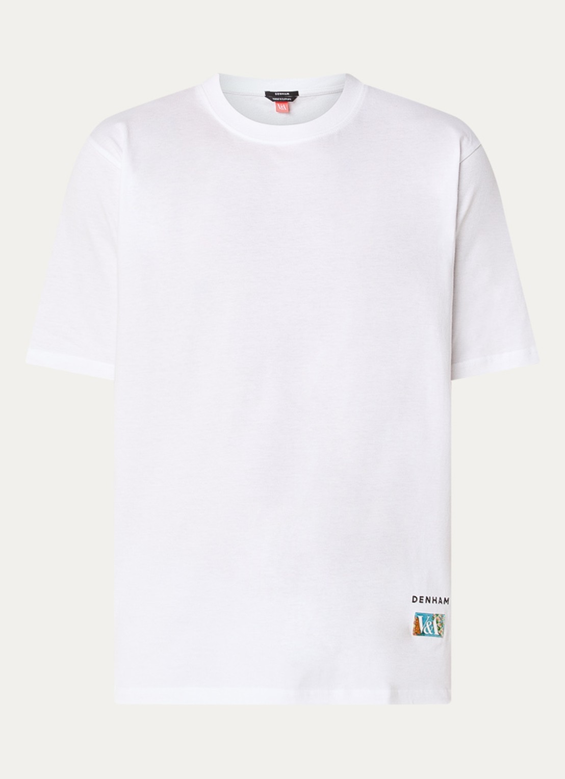 Denham DVA Kabuki T-shirt met logo- en backprint • Wit • de Bijenkorf