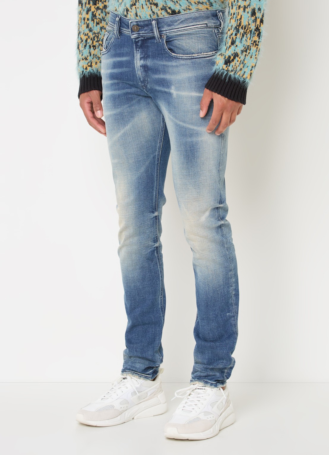 Diesel 1979 Sleenker skinny jeans met medium wassing • Indigo • de ...