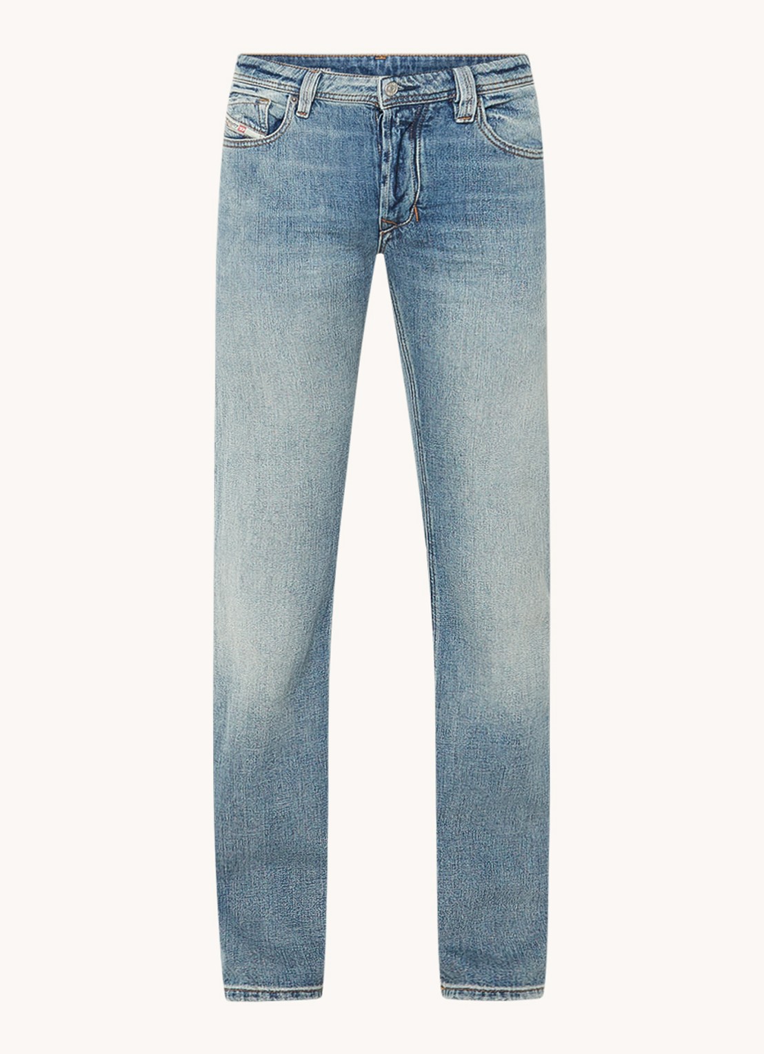 Diesel 1985 Larkee straight leg jeans met medium wassing • Indigo • de ...