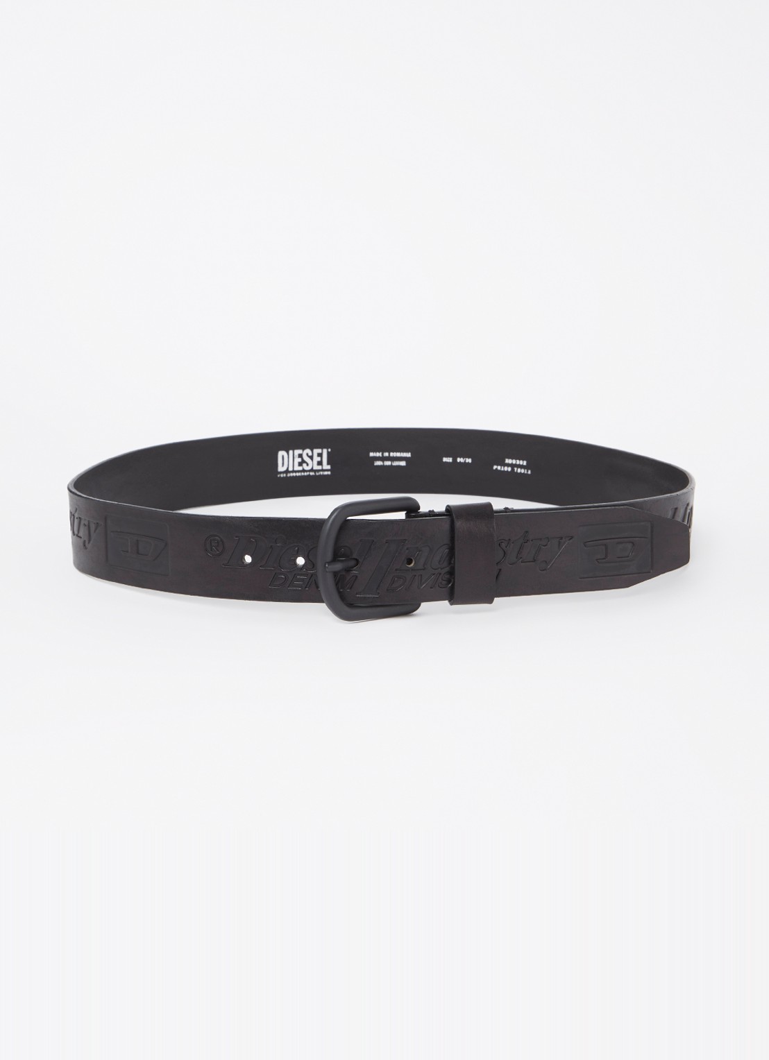 Diesel B-Archive riem van leer met logo • Zwart • de Bijenkorf