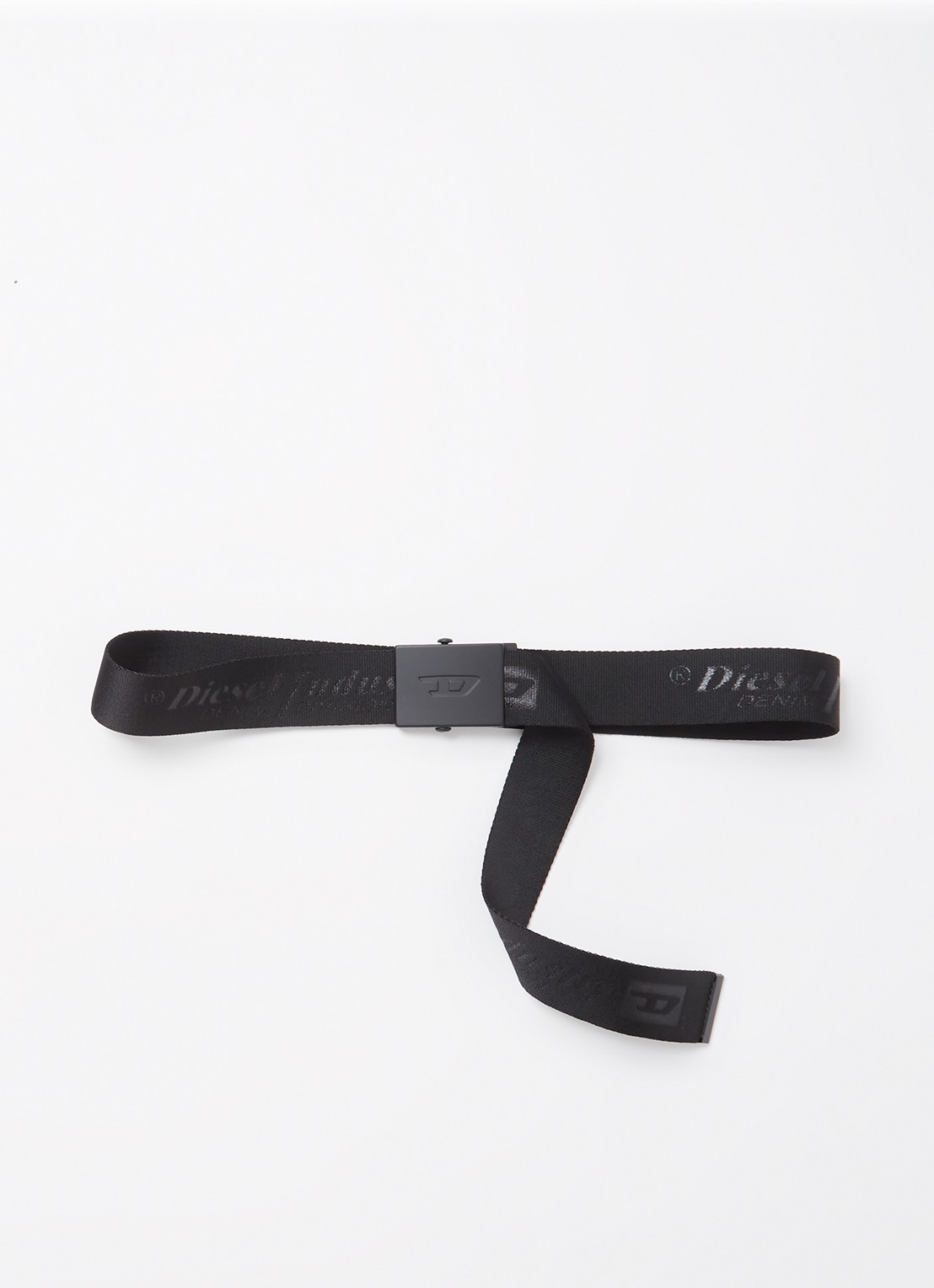 Diesel B-Diesel Ind-Tape riem met logo • Zwart • de Bijenkorf