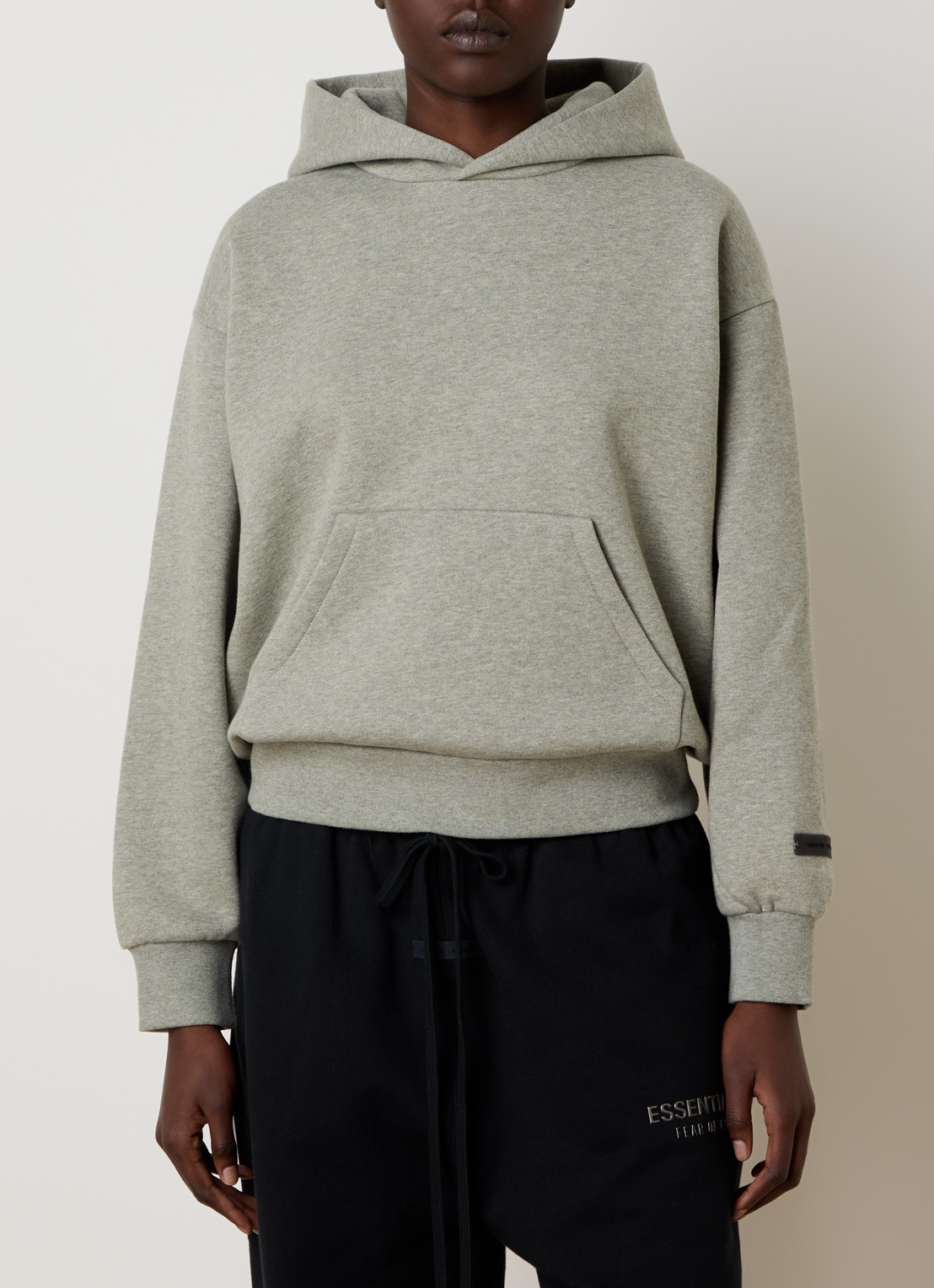 Fear of God Essentials Hoodie met gemêleerd dessin • Grijs • de Bijenkorf