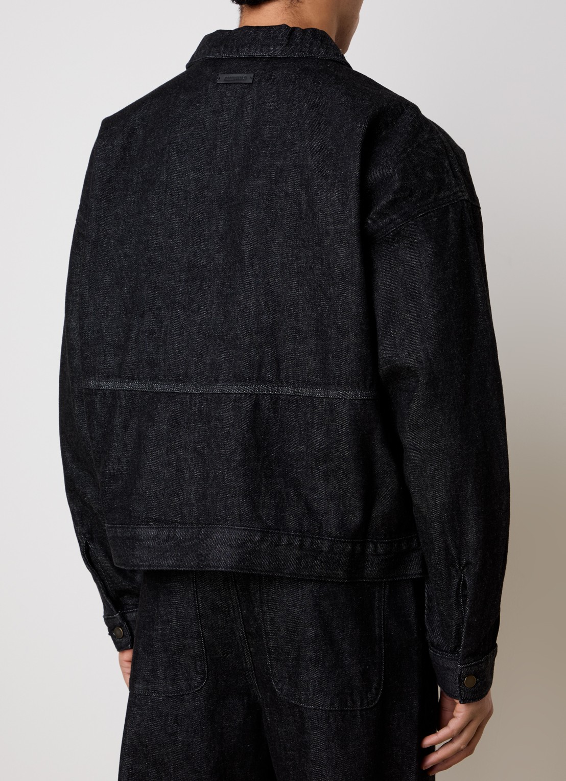 Fear of God Essentials Spijkerjas met steekzakken • Zwart • de Bijenkorf