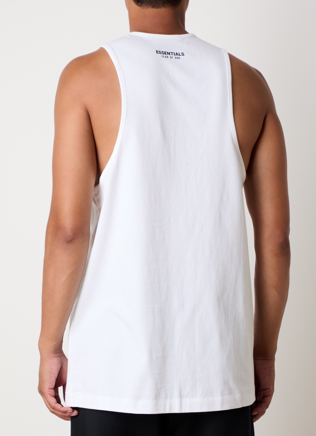 Fear of God Essentials Tanktop met logo • Wit • de Bijenkorf