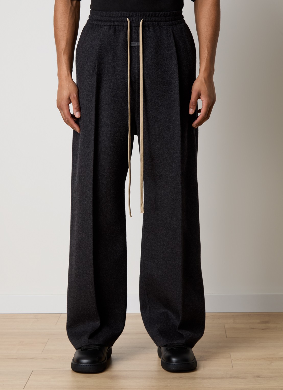 Fear of God Loose fit pantalon in wolblend met persplooi en steekzakken ...