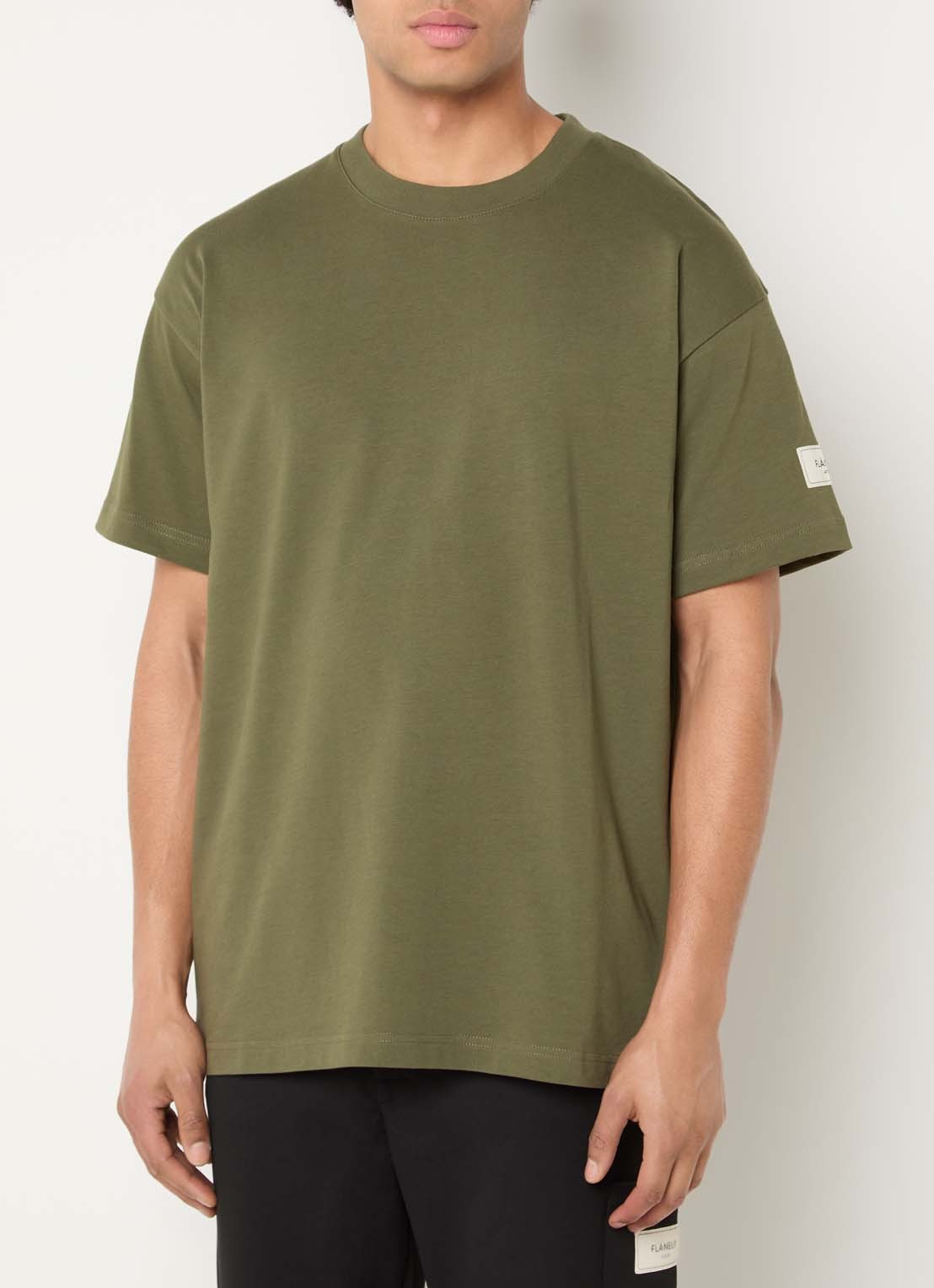 FLÂNEUR Atelier T-shirt met logo • Bronsgroen • de Bijenkorf