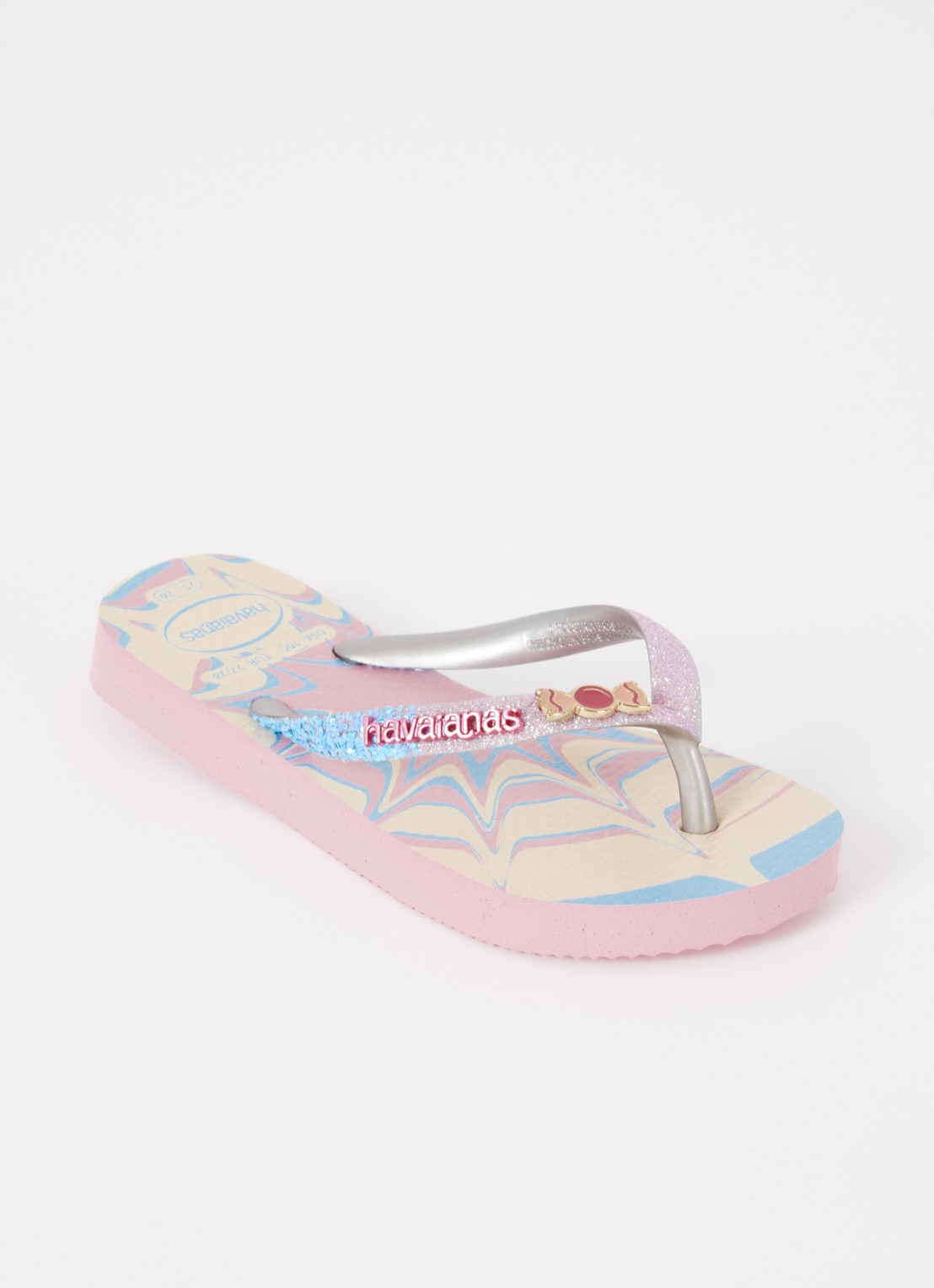 Havaianas Slim Trendy slipper met glitter • Roze • de Bijenkorf