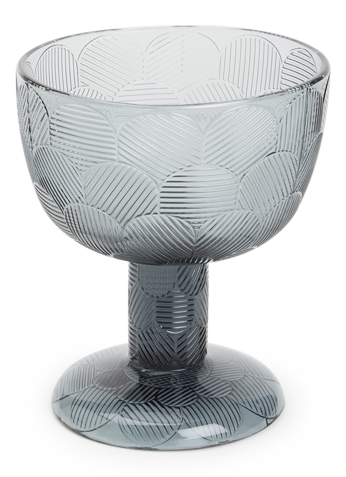 Iittala Miranda schaal op voet 11,5 cm • Donkergrijs • de Bijenkorf