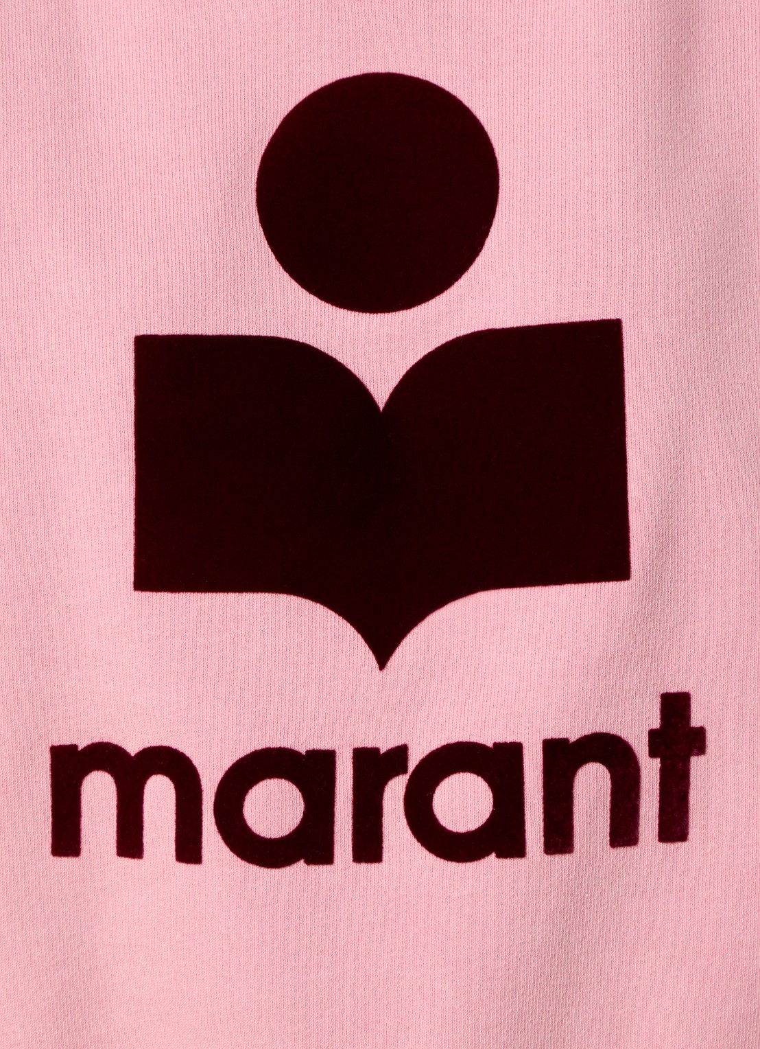 Isabel Marant Moby sweater met flock logoprint en opstaande kraag ...