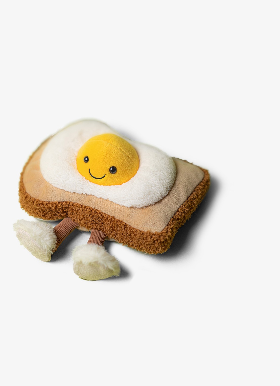 Jellycat Amuseables Egglantine Egg On Toast knuffel 9 cm • Beige • de ...