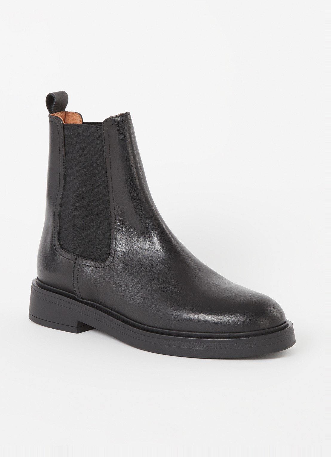 Jonak Agen chelsea boot van leer • Zwart • de Bijenkorf