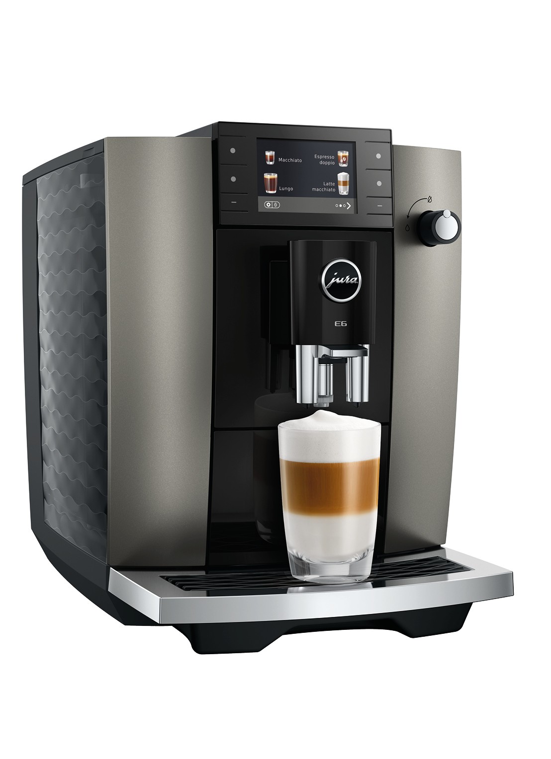 JURA E6 Dark Inox (ED) volautomatische koffiemachine • Antraciet • de ...