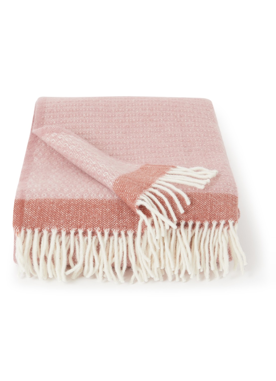 Klippan Harald plaid 130 x 200 cm • Roze • de Bijenkorf