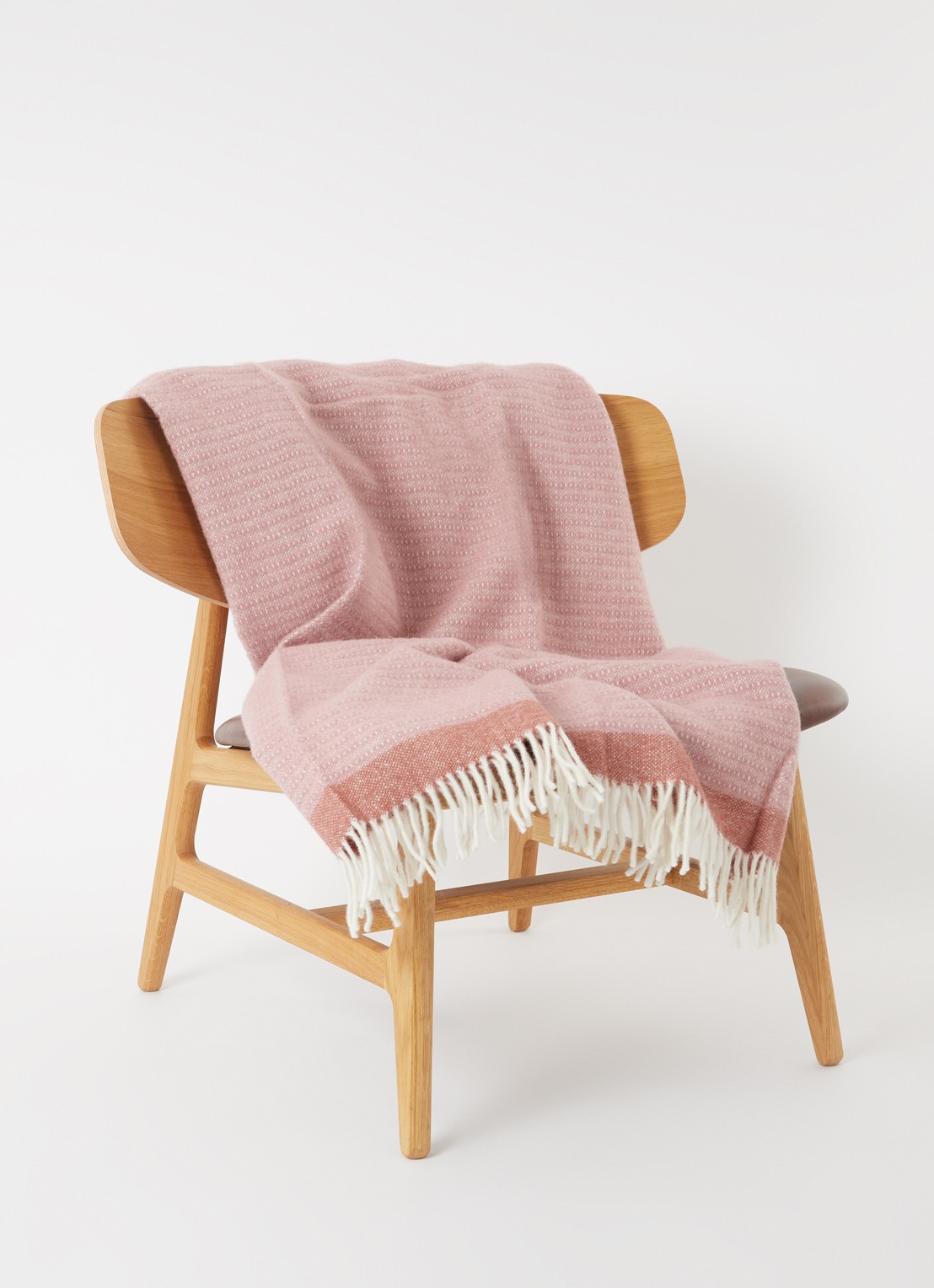 Klippan Harald plaid 130 x 200 cm • Roze • de Bijenkorf