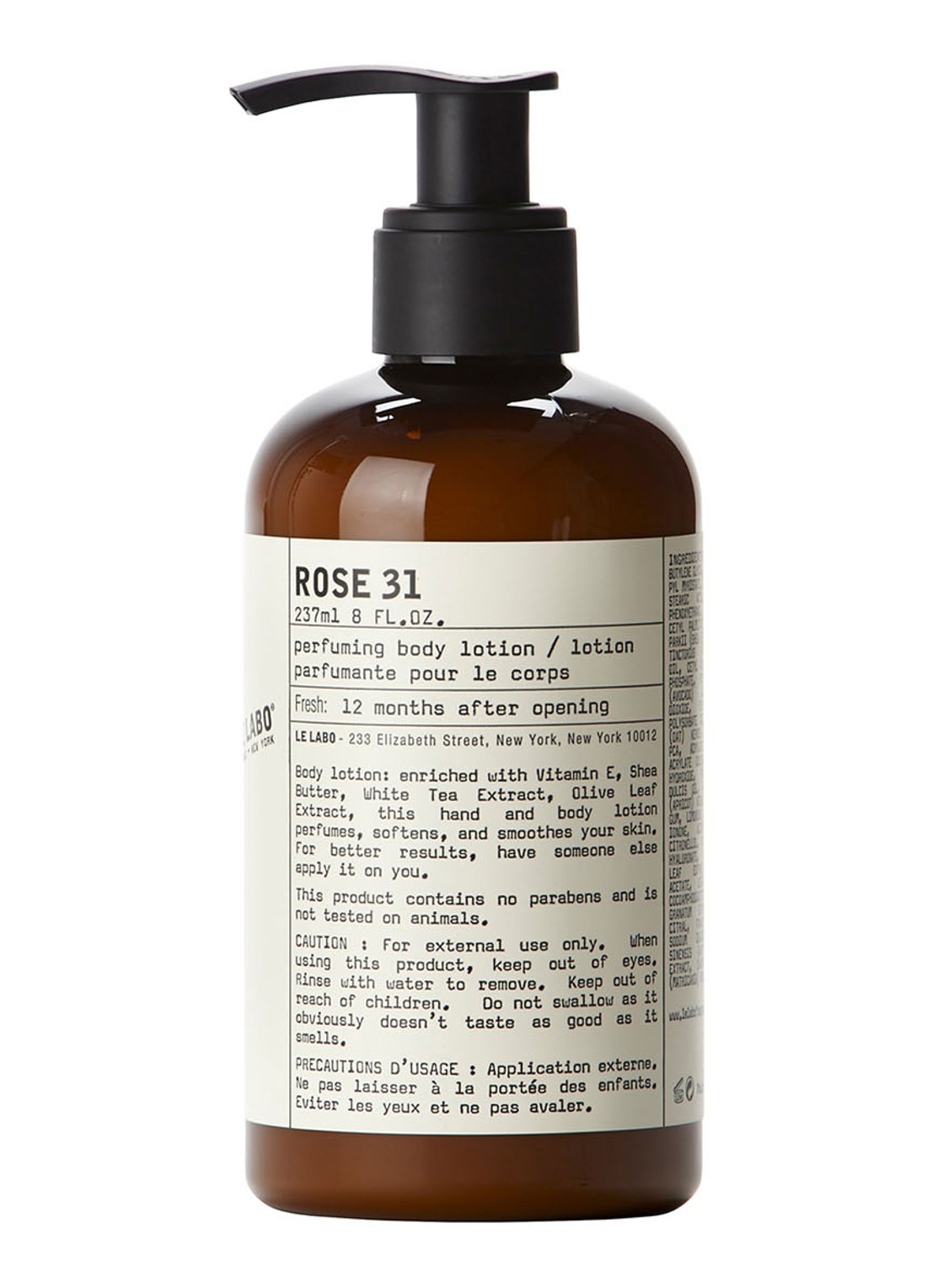 Le Labo Rose 31 Bodylotion • de Bijenkorf