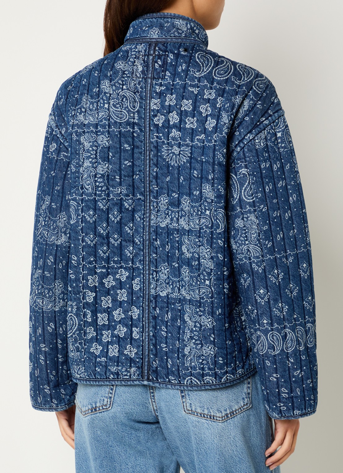 Levi's Lottie spijkerjas met paisley dessin • Indigo • de Bijenkorf
