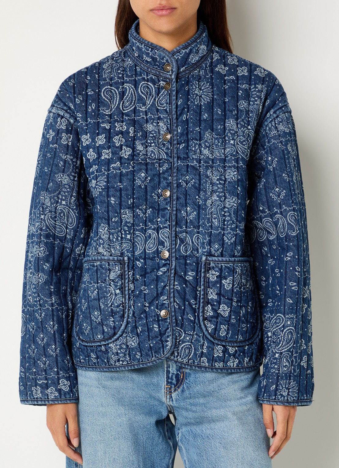 Levi's Lottie spijkerjas met paisley dessin • Indigo • de Bijenkorf