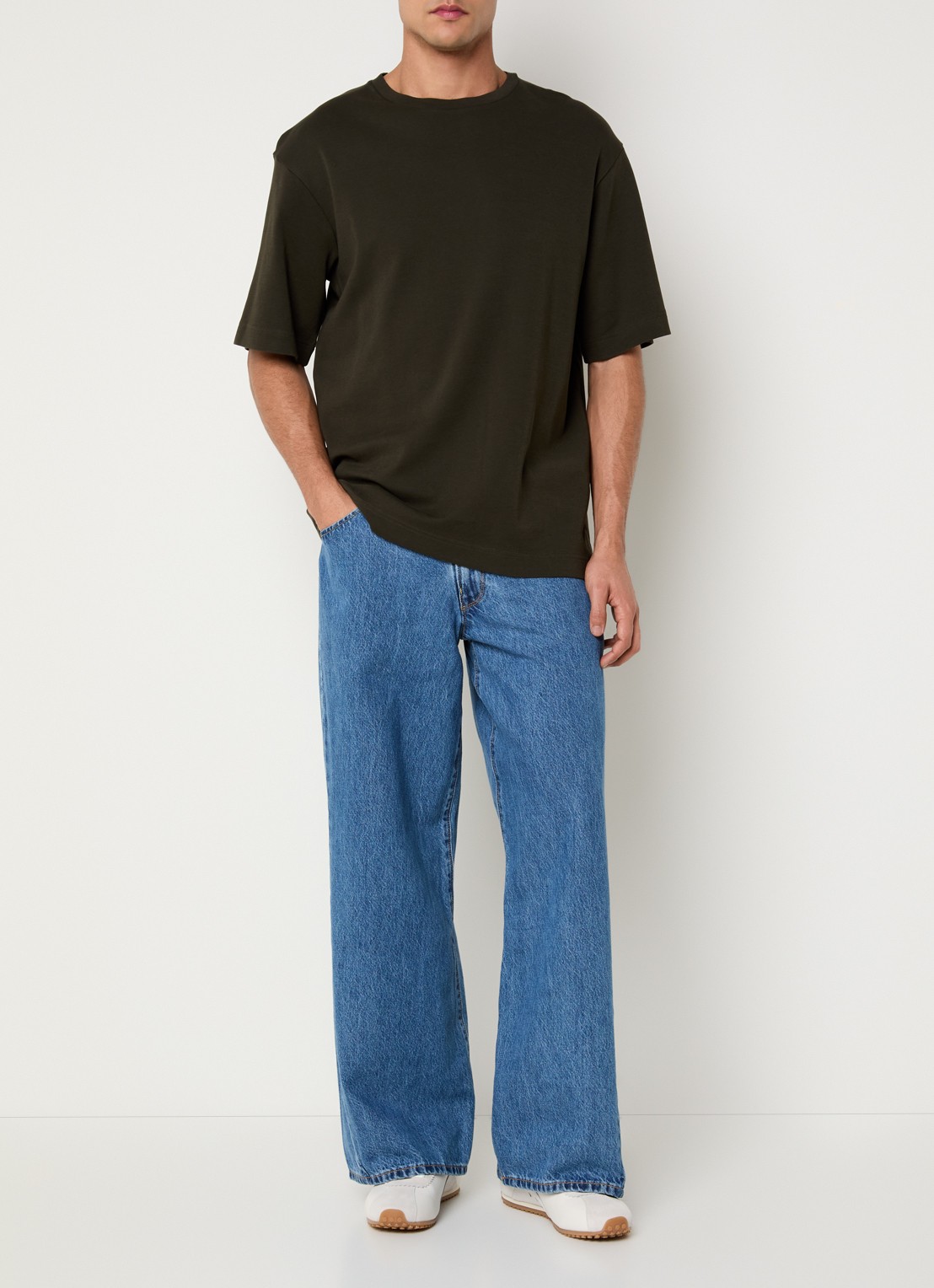 Levi's Wide leg jeans met medium wassing • Indigo • de Bijenkorf