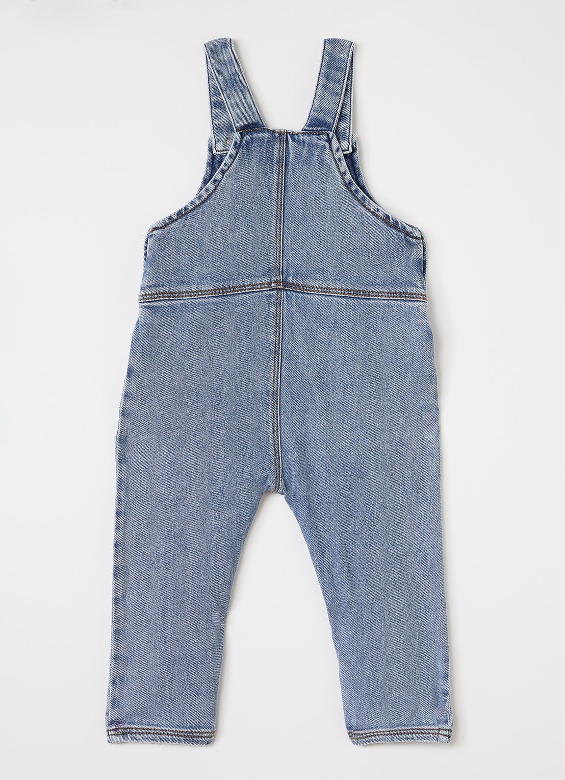 Lil 'Atelier NBMKarole straight fit tuinbroek van denim • Indigo • de ...