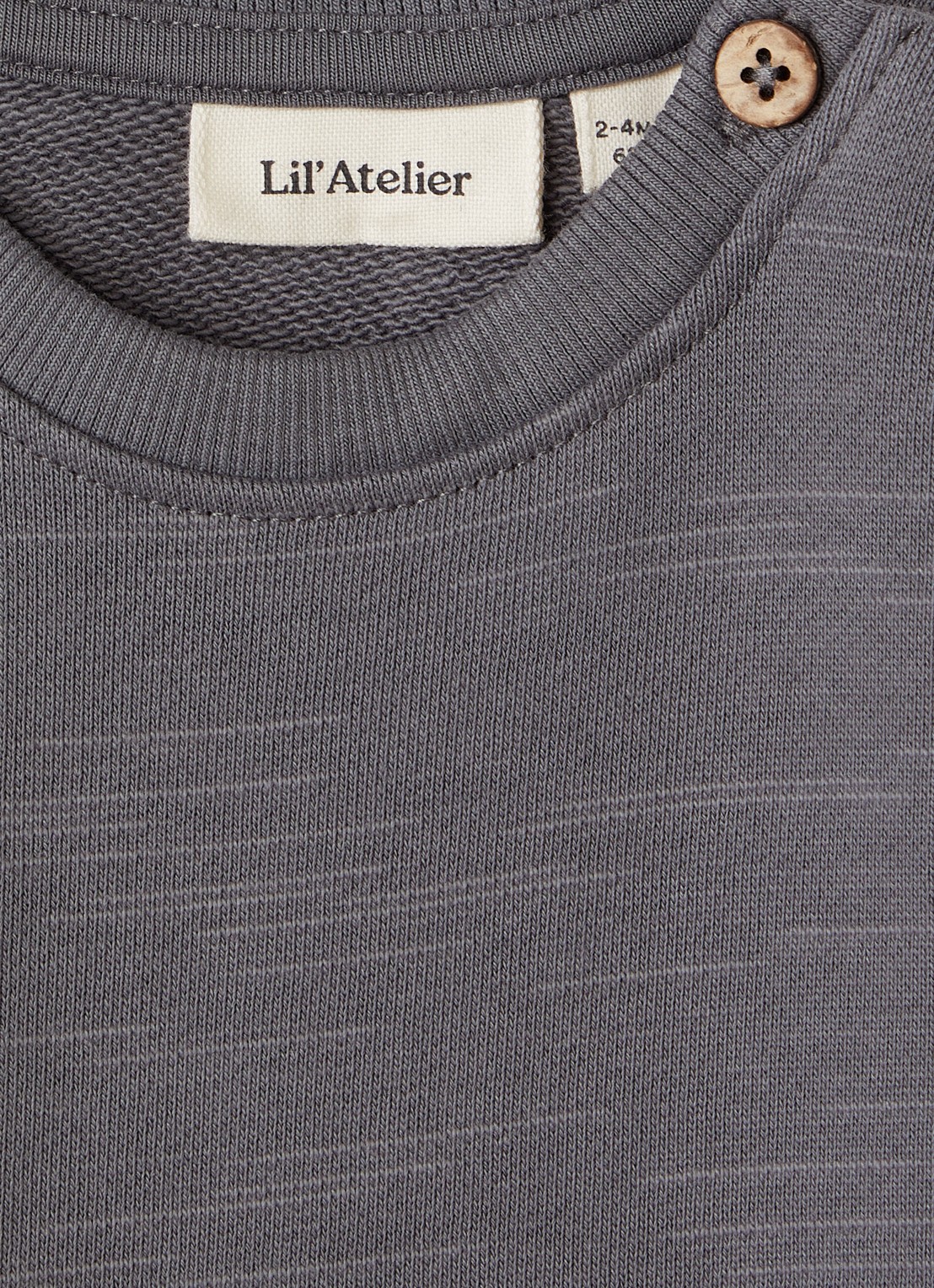 Lil 'Atelier NBMKavens sweater met gemêleerd dessin • Donkergrijs • de ...