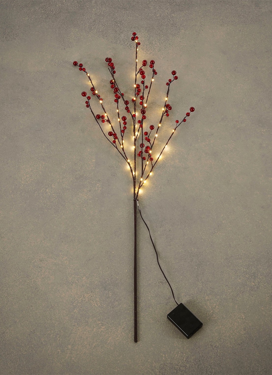 Luca Lighting Kersttak met LED verlichting 100 cm • Kersenrood • de ...