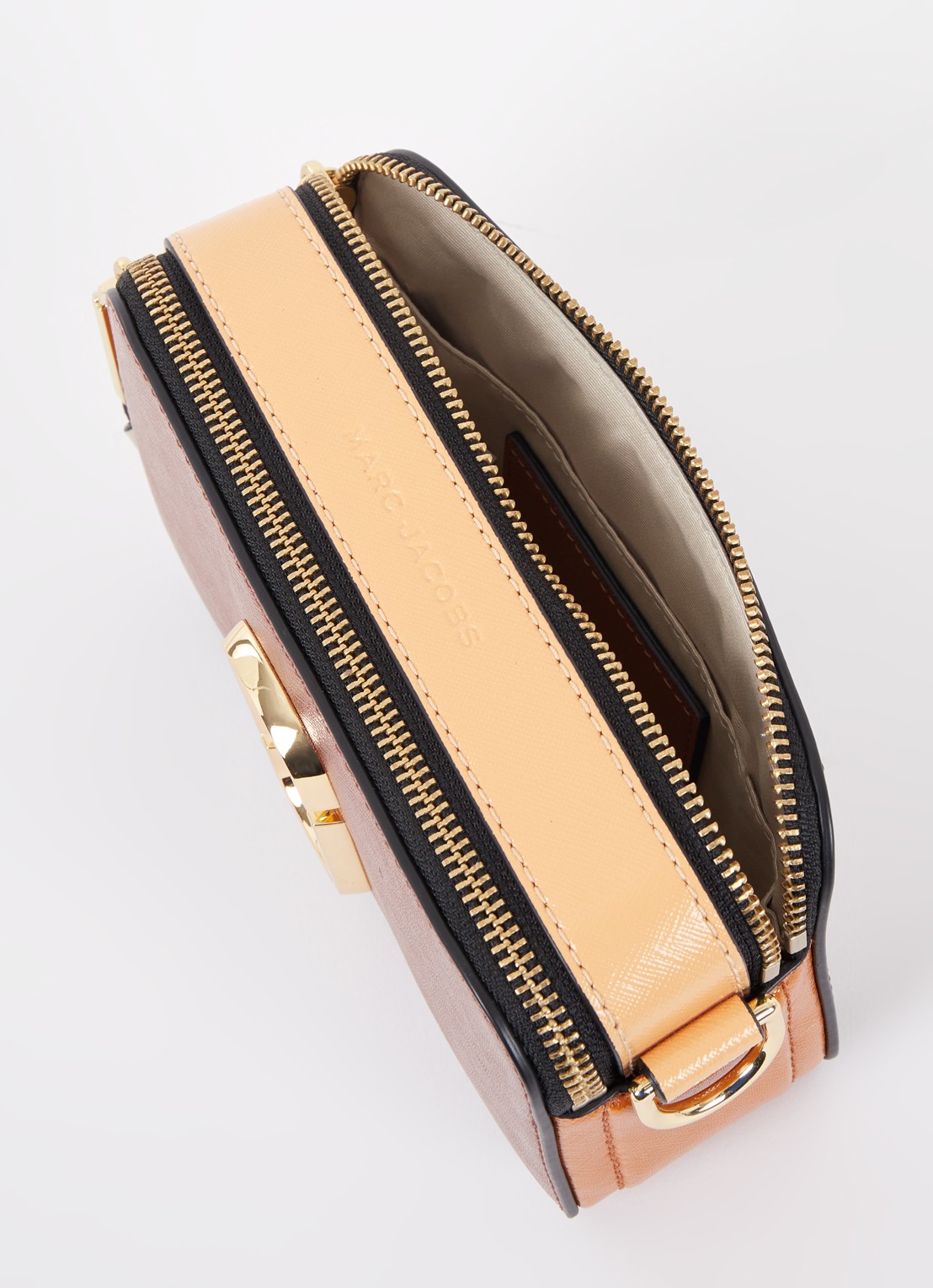 Marc Jacobs The Snapshot crossbodytas van leer • Oranje • de Bijenkorf
