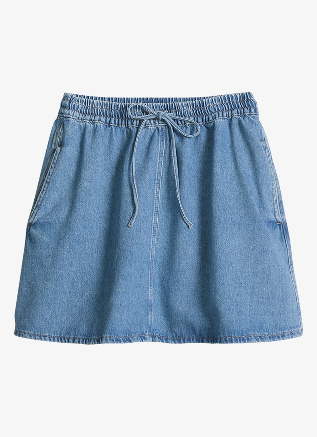 Marc O'Polo Denim Korte spijkerrok met zakken en elastische band ...