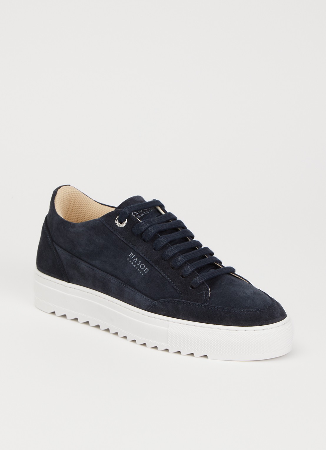 Mason Garments Tia Nativo sneaker van suède • Donkerblauw • de Bijenkorf