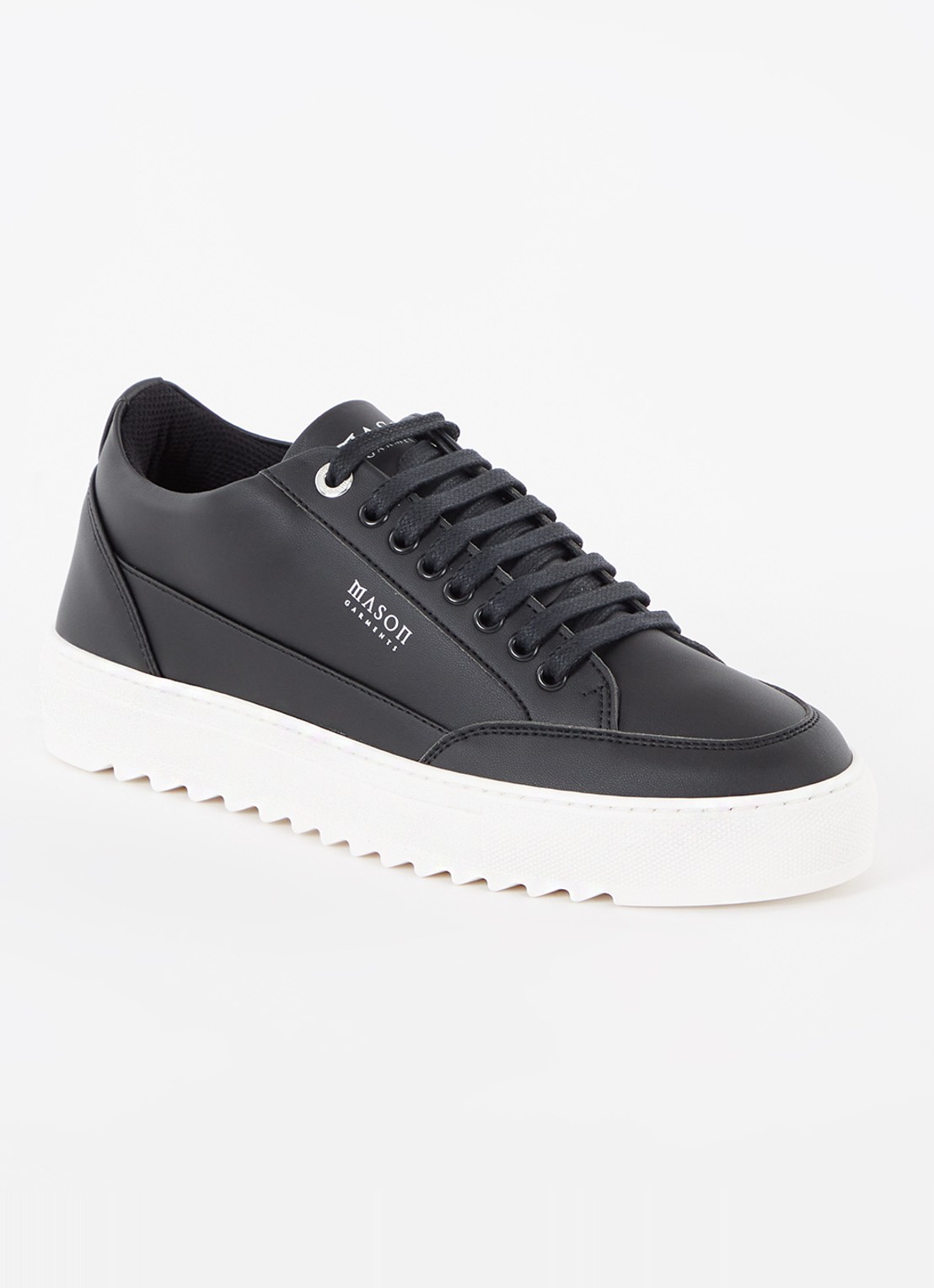 Mason Garments Tia Nuovo sneaker van leer • Zwart • de Bijenkorf