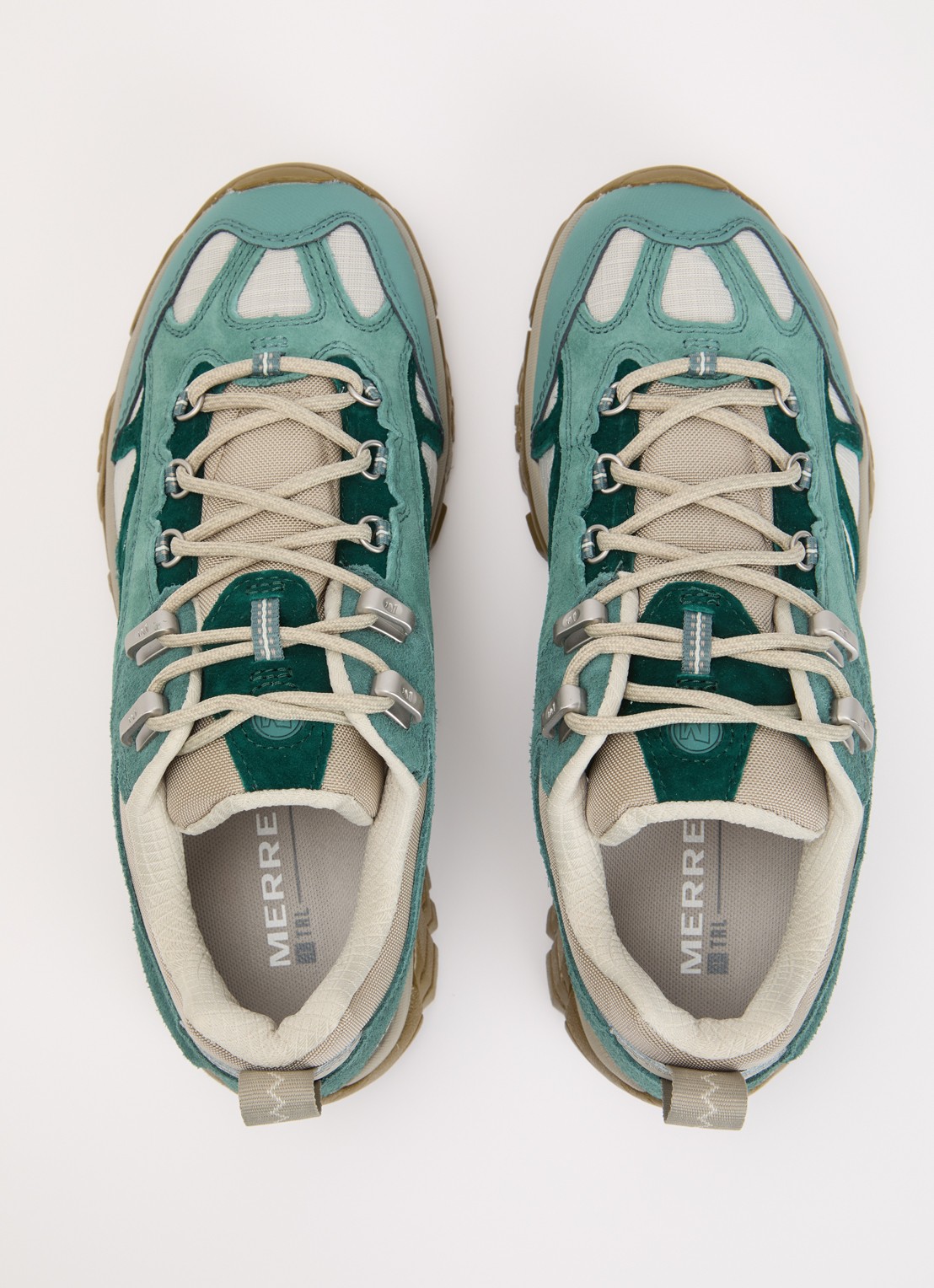 Merrell Moab 2 Mesa Luxe sneaker met suède details • Zeegroen • de ...