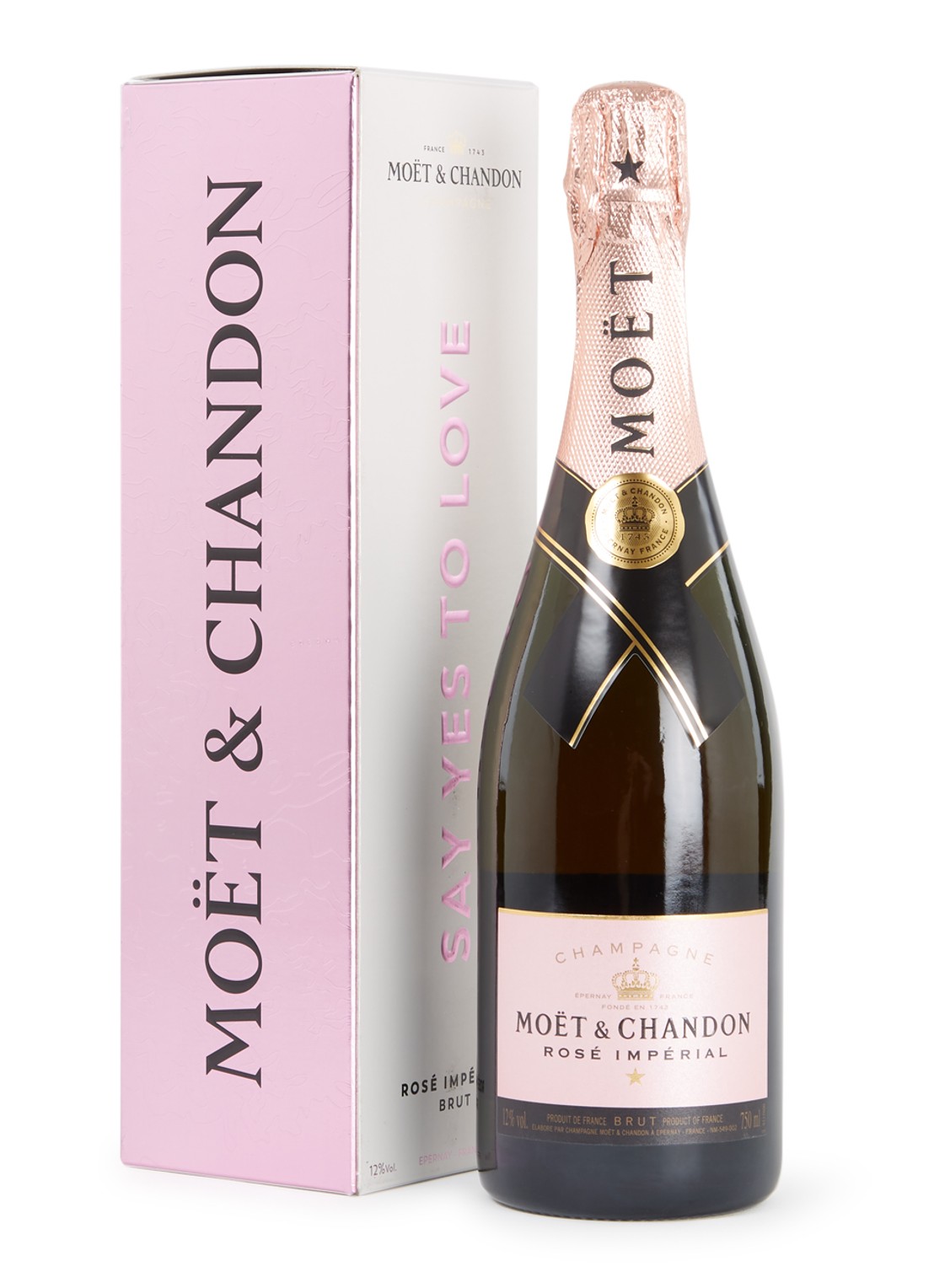 Moët & Chandon Champagne Brut Rosé Impérial in Say Yes To Love ...