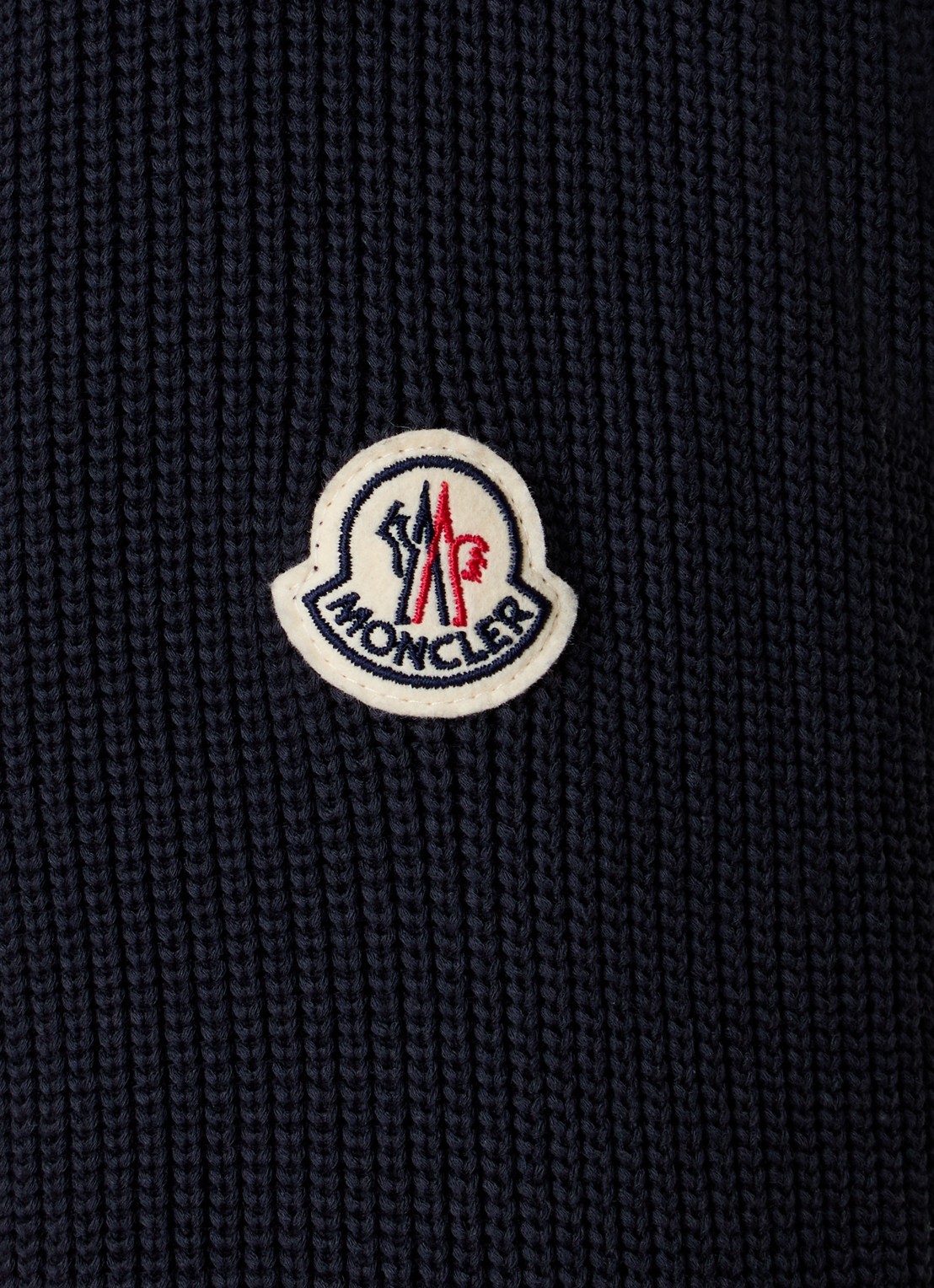 Moncler Puffer jack met donsvulling en ritszakken • Donkerblauw • de ...