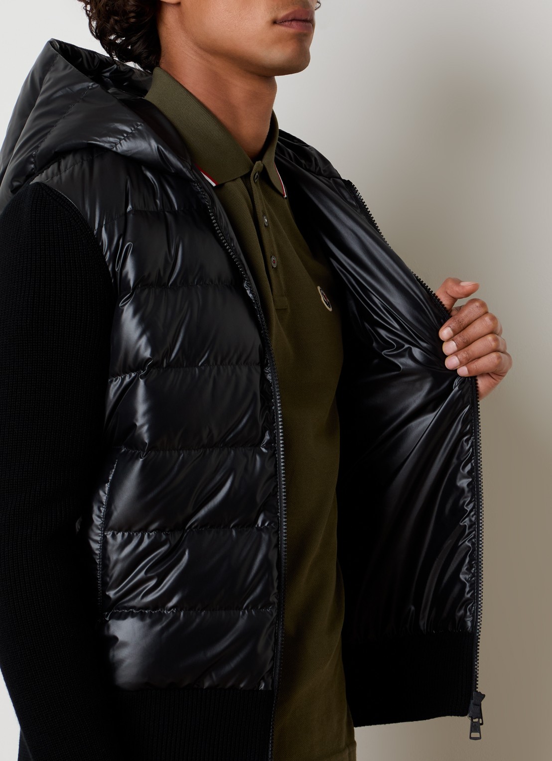 Moncler Puffer jack met donsvulling en steekzakken • Zwart • de Bijenkorf