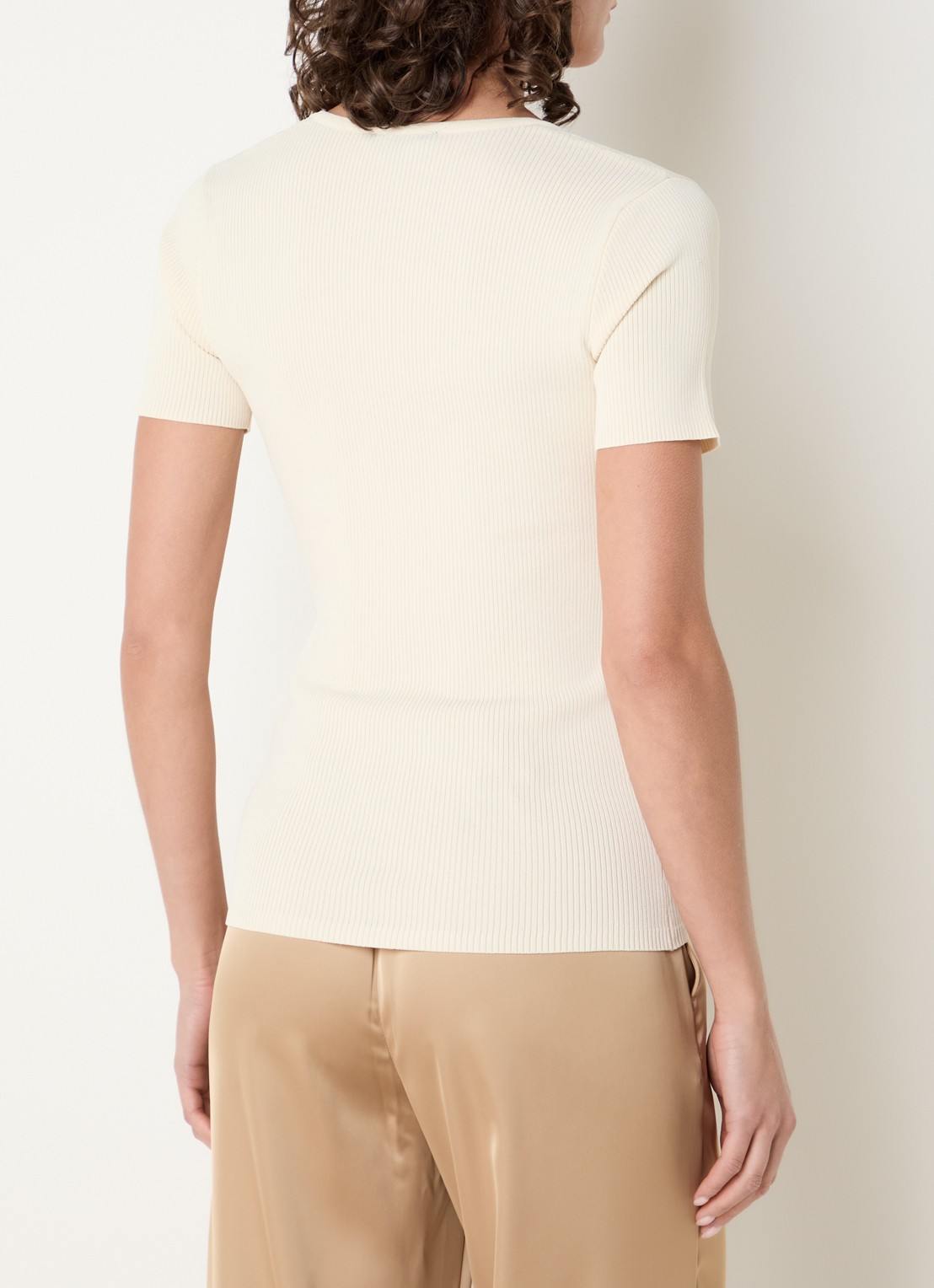 NIKKIE Jolie T-shirt met ronde hals • Creme • de Bijenkorf