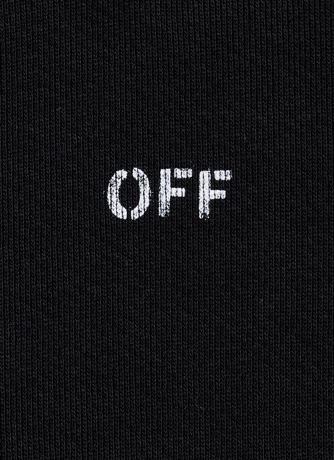 Off-White Off Stamp sweater met logo • Zwart • de Bijenkorf