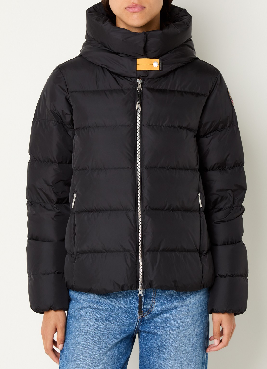 Parajumpers Jinny puffer jack met donsvulling en capuchon • Zwart • de ...