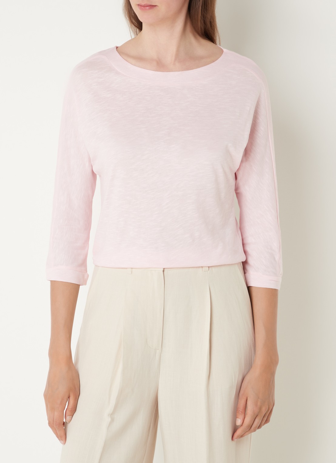 Phase Eight Belle top van jersey met boothals en gemêleerd dessin ...