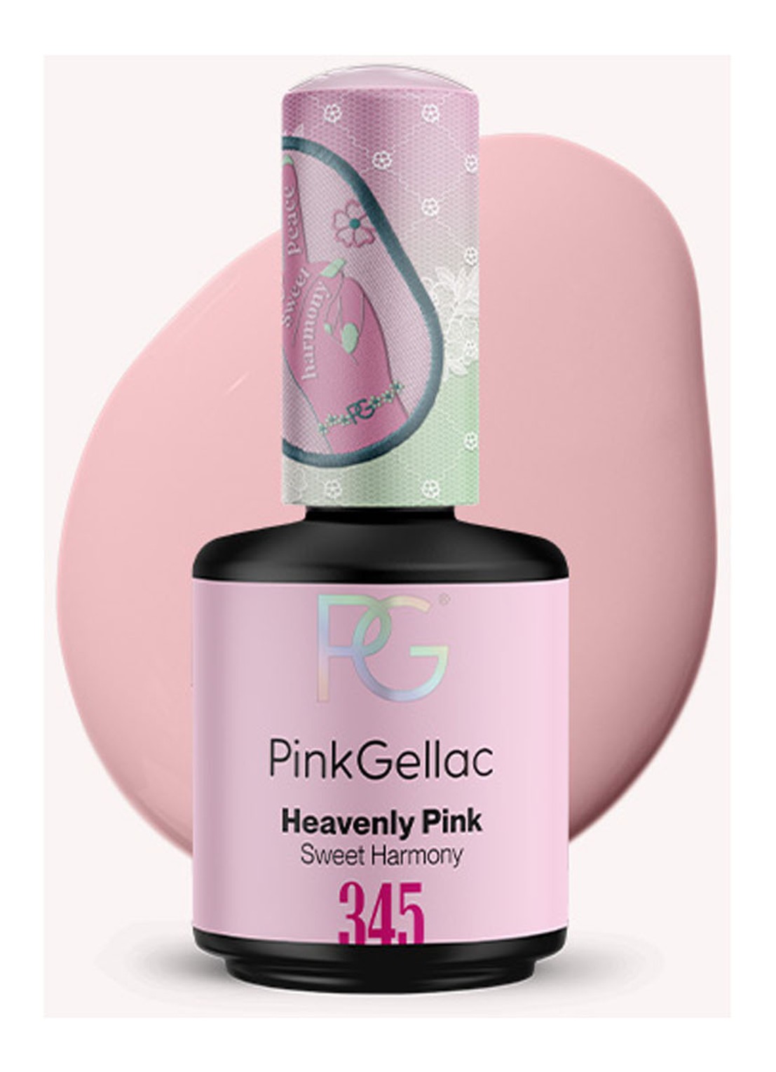 Pink Gellac 345 Heavenly Pink - gel nagellak • 345 Heavenly Pink • de ...