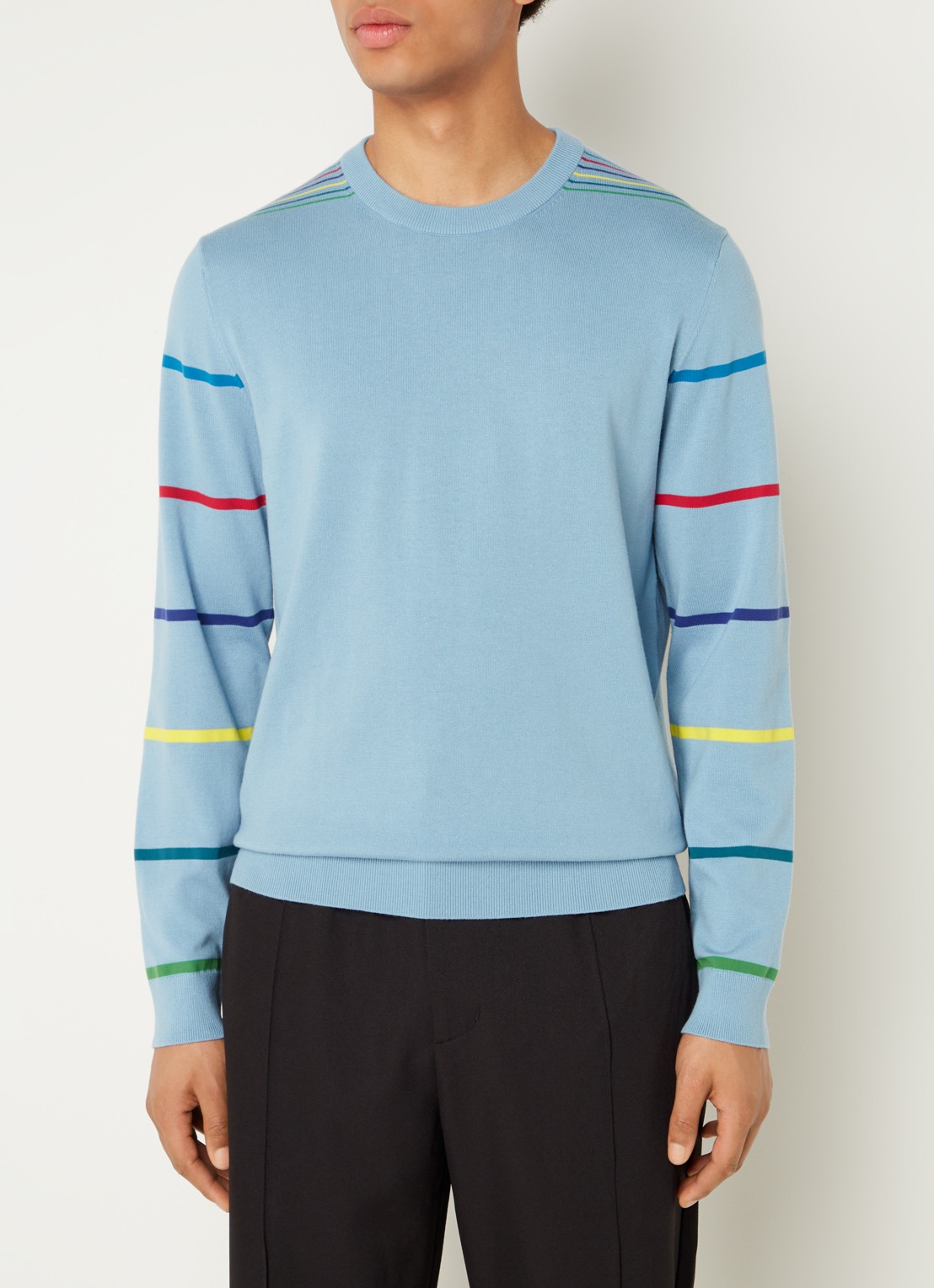 PS Paul Smith Fijngebreide pullover van biologisch katoen met ...