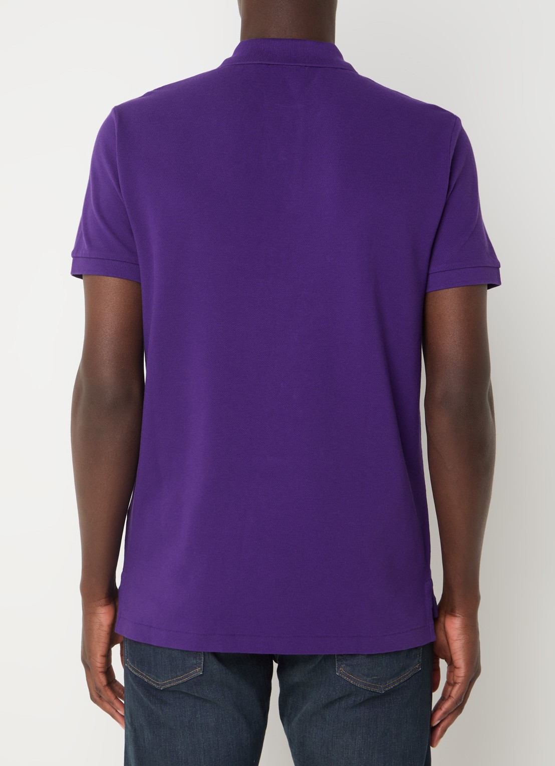 Ralph Lauren Custom slim fit polo van piqué katoen met logoborduring ...