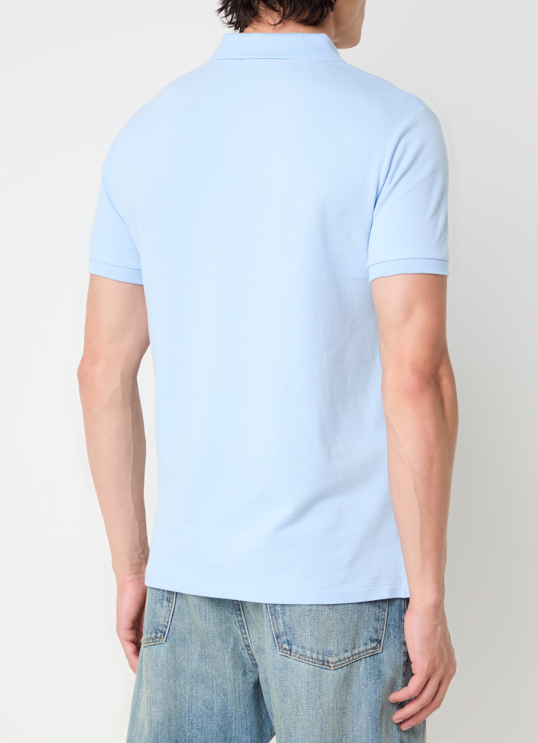 Ralph Lauren Custom slim fit polo van piqué katoen met logoborduring ...