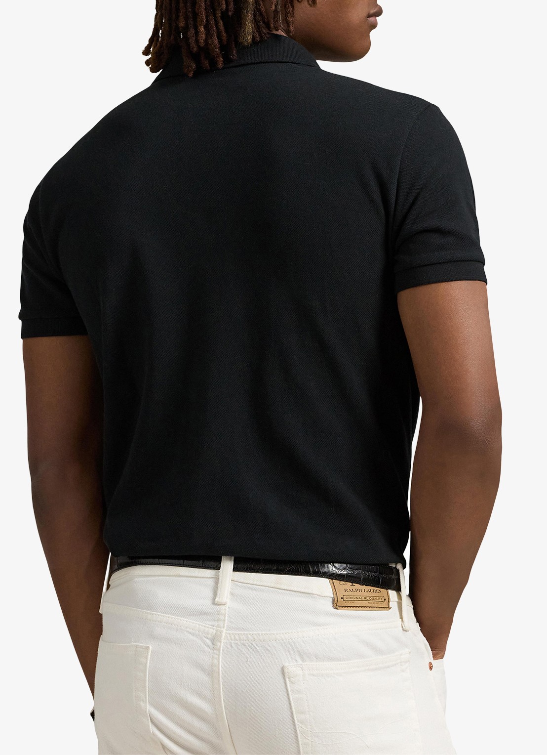 Ralph Lauren Custom slim fit polo van piqué katoen met logoborduring ...