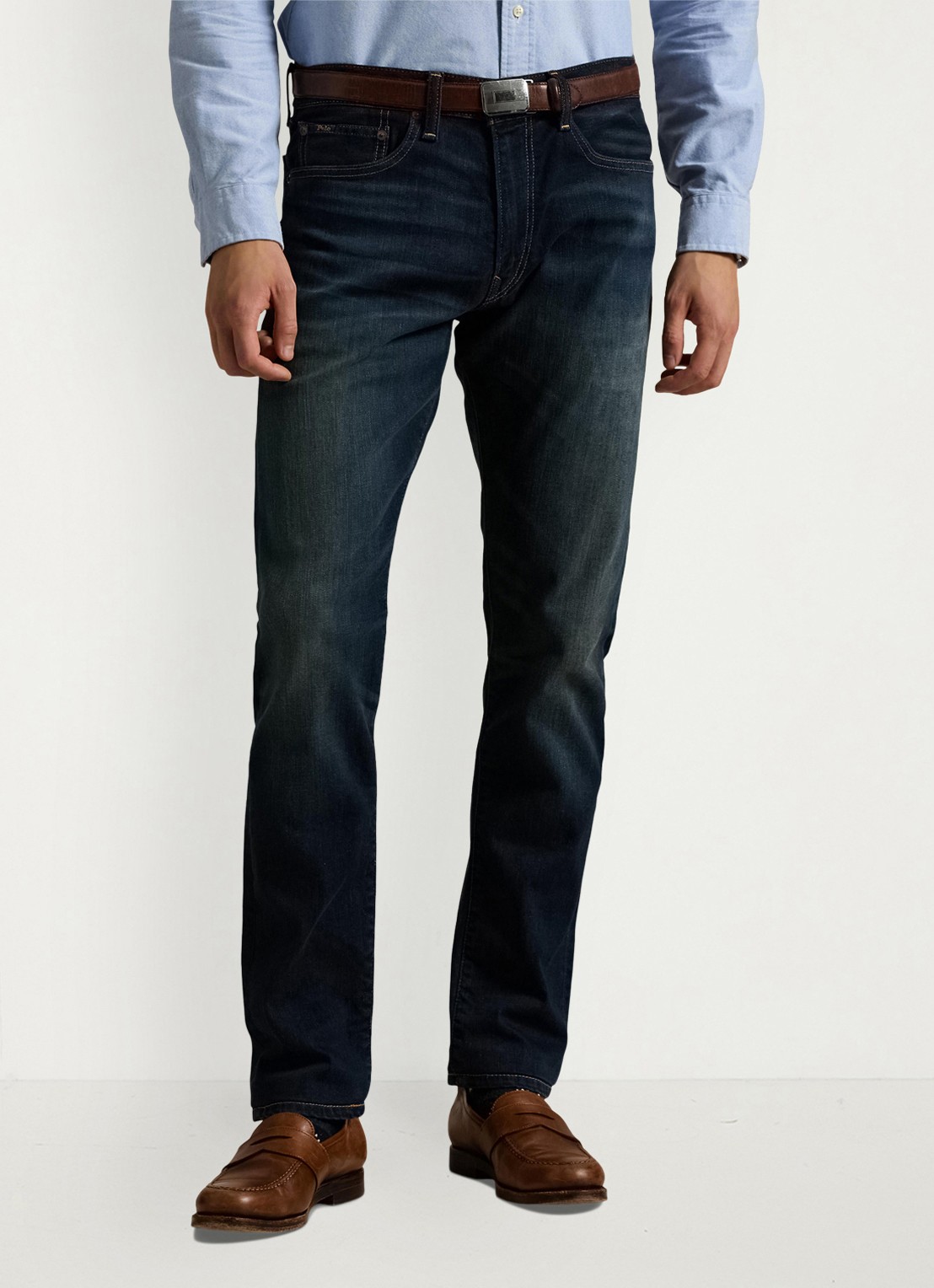 Ralph Lauren Slim fit jeans met donkere wassing • Murphy Stretch ...